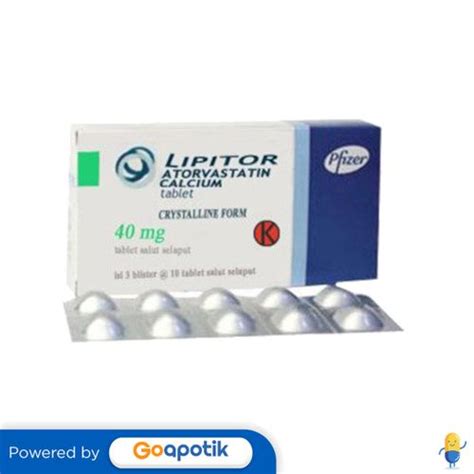Jual Lipitor 40 Mg Box 30 Tablet Shopee Indonesia