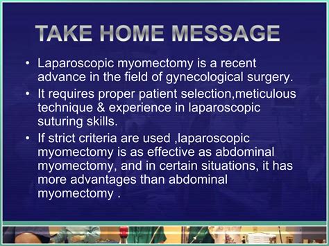 Myomectomy Laparoscopic Vs Laparotomy 2 Ppt