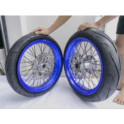 Jual Sepaket Velg Supermoto Yamaha Wr 155 Wr155 Paket Velg Super Moto
