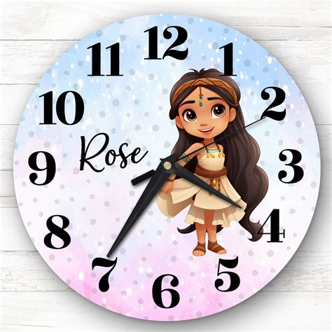 Disney Princess Pocahontas Personalised T Personalised Clock The