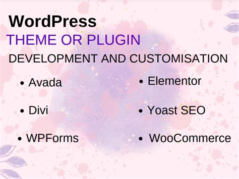 Wordpress Theme Customizationwordpress Website Developmenttheme Setup