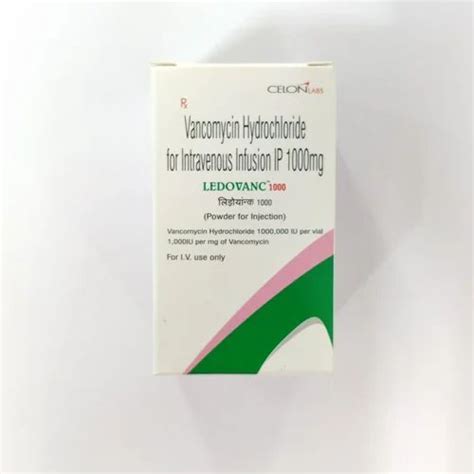 1000mg Ledovanc Vancomycin Injection Strength 1 G At ₹ 107piece In Umred