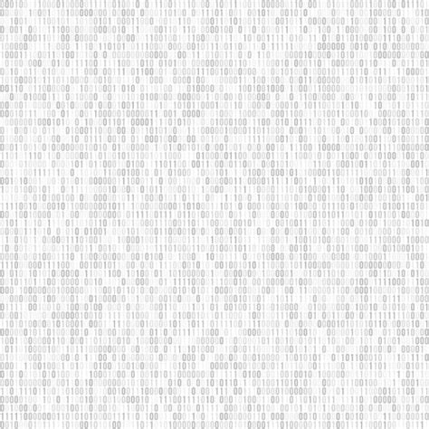 Binary Code Background Black And White Royalty Free Vector