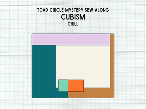 Cubism Chill Quilt Kit Toad And Sew Mystery Sew Along Full Moon Fabric Co