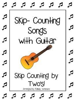 FREEBIE Skip Counting Song With Guitar Chords Counting By Twos Skip Counting Songs