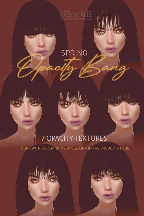Spring Opacity Bangs Namminlizstore