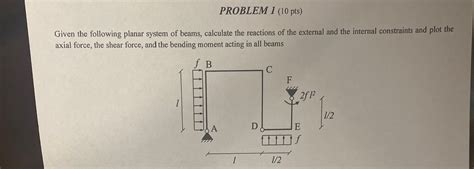 Solved Problem 1 10 ﻿pts Given The Following Planar System