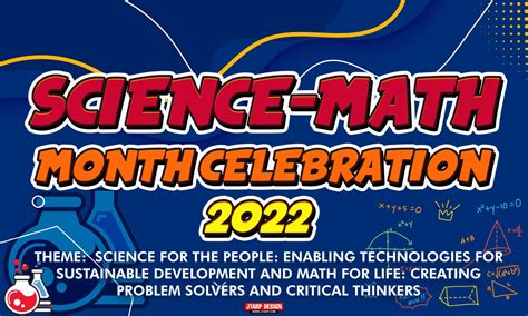 Science Mathematics Month 2022 Tarpaulin Jtarp Design
