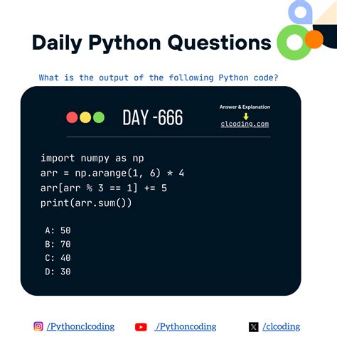 Python Coding Challenge Day 666 What Is The Output Of The Following