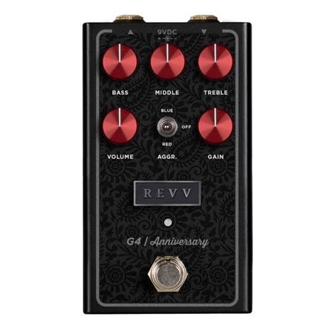 Revv Amplification G4 Overdrive Pedal Anniversary Shape Your Sound