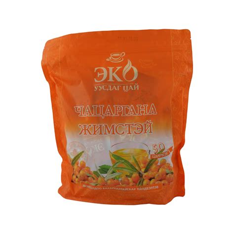Эко уусдаг цай Чацарганатай №50