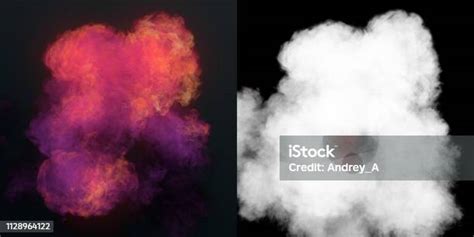 분홍색 연기가 검은 배경에 3d 렌더링 혼합 화학 구름 0명에 대한 스톡 사진 및 기타 이미지 0명 3차원 형태 검은색 Istock