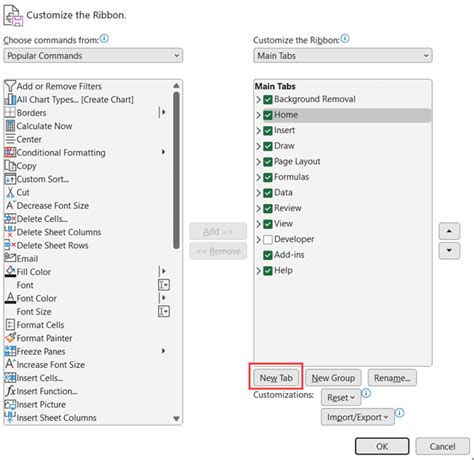 How To Customize The Ribbon In Excel Step By Step Trump Excel