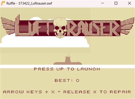 Luftrauser Broken Clouds And Wrong Visuals · Issue 10591 · Ruffle Rs