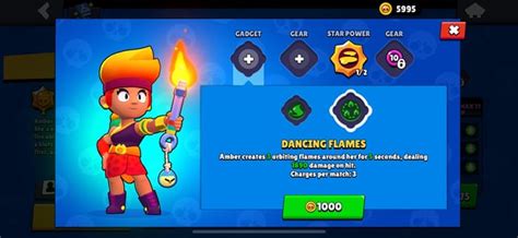 Best Star Power And Gadget For Amber Rbrawlstars