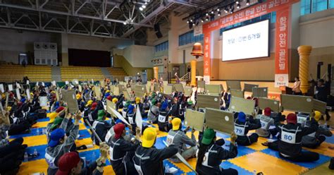 한화오션 외국인 노동자 ‘안전 골든벨 최후의 1인은