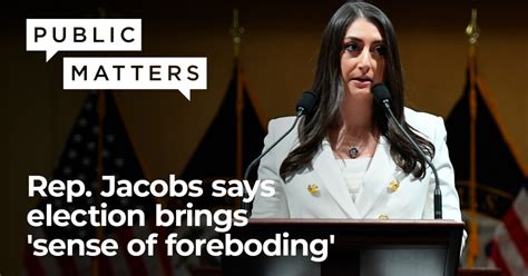Rep Sara Jacobs Says Election Brings Sense Of Foreboding Kpbs Public Media