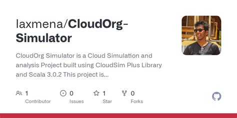 Github Laxmenacloudorg Simulator Cloudorg Simulator Is A Cloud