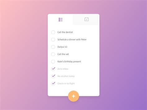 ToDo List Inspiration Muzli Design Inspiration