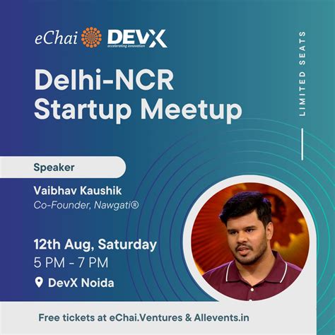 Echai Ventures On Linkedin Vaibhav Kaushik Co Founder Nawgati Will Be Joining The Panel At…
