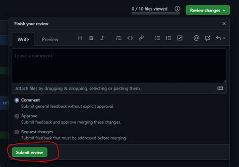 Github Review Pending