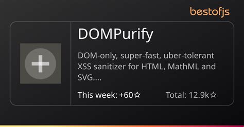Best Of Js • Dompurify