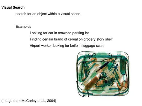 Ppt 3 Selective Attention Selective Attention Attending To Part Of The Environment While