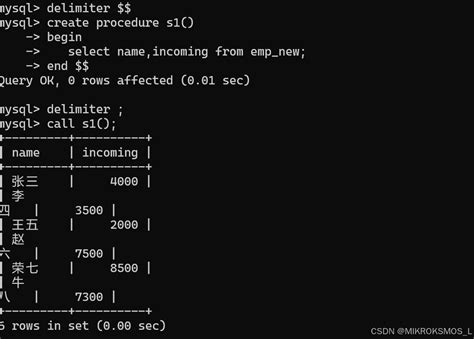 Mysql第五次作业 Csdn博客