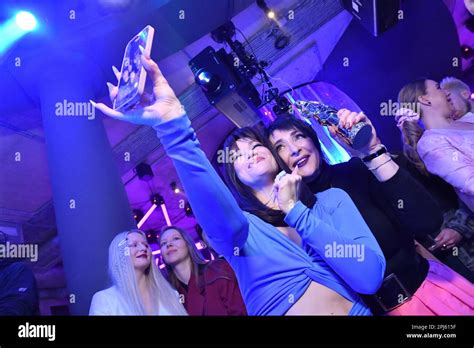 Moscow Presenter Of The New Radio Awards Ceremony Ida Galich Left