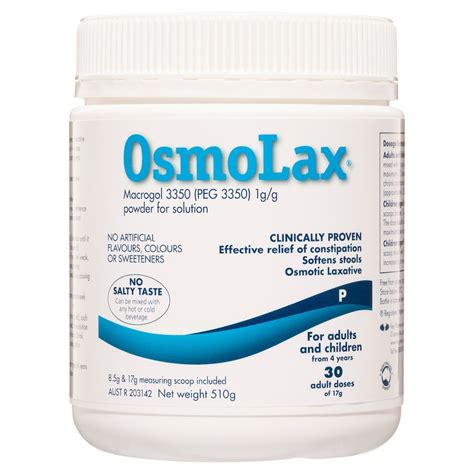 Osmolax Osmotic Laxative 30 Doses 510g Healthylife