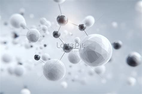 three dimensional molecular structure model creative image picture free