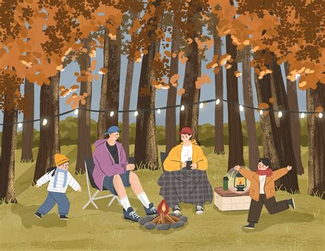 일러스트레이터 하얀 추위가 내려앉고 어둠이 짙어지는 가을 10월의 마지막밤 Instagram