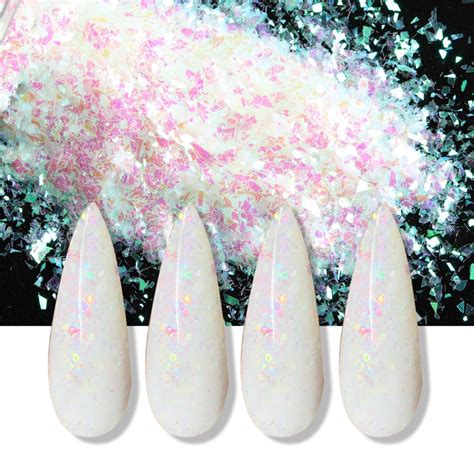 Ab 네일 글리터 파우더 플레이크 1 박스 반짝이는 무지개 빛깔의 네일 파우더 더스트 3d 컬러풀 스팽글 스팽글 네일 아트 장식네일 글리터 Aliexpress