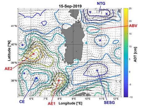 Absolute Dynamic Topography Contours Overlaid With Geostrophic Currents Download Scientific