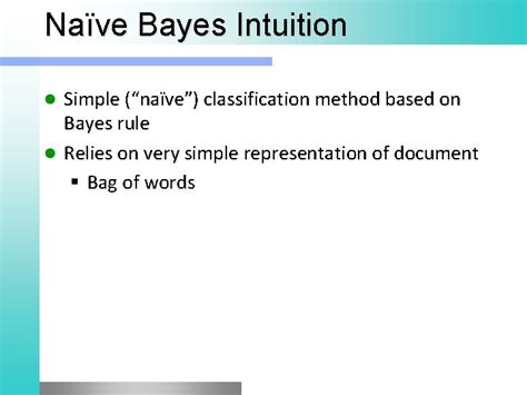 text classification the nave bayes algorithm ip notice