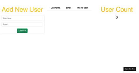 Assignment 6 Codesandbox