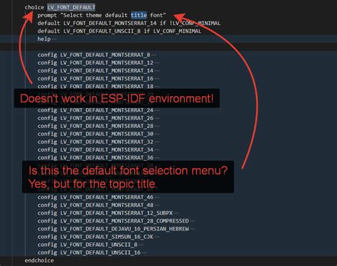 The Default Font Is Always Lv Font Montserrat 14 · Issue 2702 · Lvgl Lvgl · Github