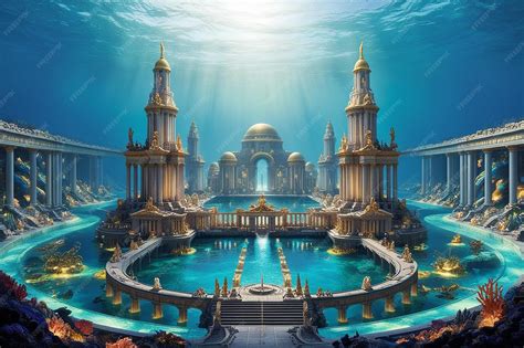 Create A Highly Detailed Mythical Depiction Of The Lost City Of