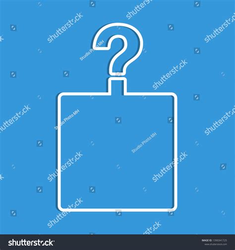 Question Mark Help Symbol Flat Style Stock Vector Royalty Free