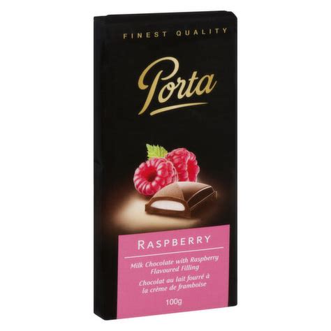 Porta Chocolate Bar Raspberry Save On Foods
