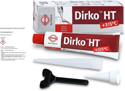 Elring 705708 Spezial Silikon Dichtmasse Dichtungsmasse Dirko Ht 70ml