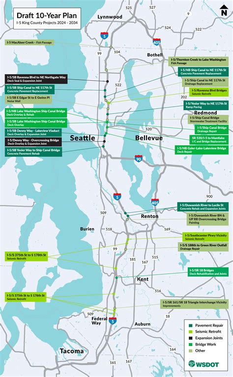 Shoreline Area News Revive I 5 Long Term I 5 Lane Reductions In Seattle From 2025 To 2027