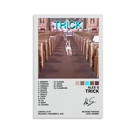 Jinxx Alex G Poster Trick Album Cover Posters Decorative