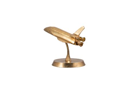 Brass Space Shuttle Sculpture Analogshift