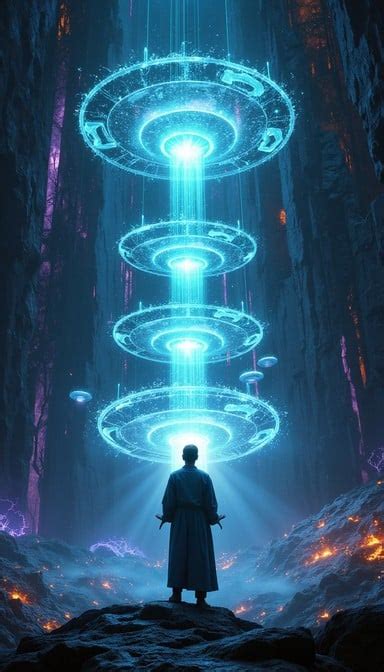 Free Cosmic Interface Confrontation Image Download At Stockcake