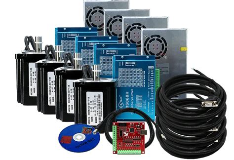 Cnc Nema34 Closed Loop Stepper Motor 4 Sets 12n 8 5n 4 5n Engine