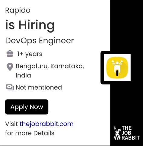 The Job Rabbit On Linkedin 🔔 Job Opportunity Alert 📢 💼role Devops