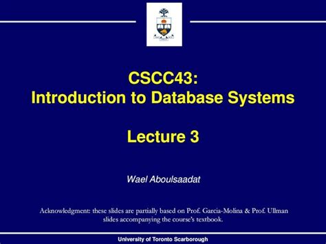 pdf cscc43 introduction to database systems lecture