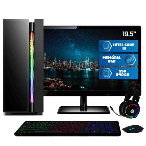 Monitor Completo Cpu E Teclado Casas Bahia