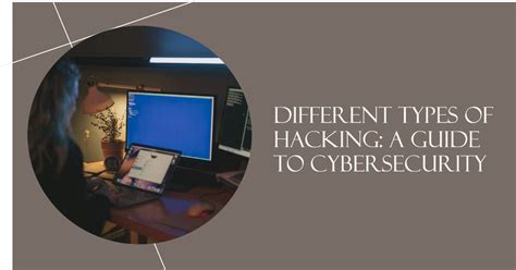 Different Types Of Hacking A Guide To Cybersecurity